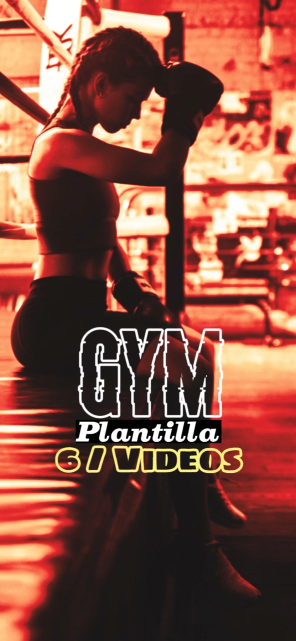 Plantillas Editables Gym Girl Power - Pippit