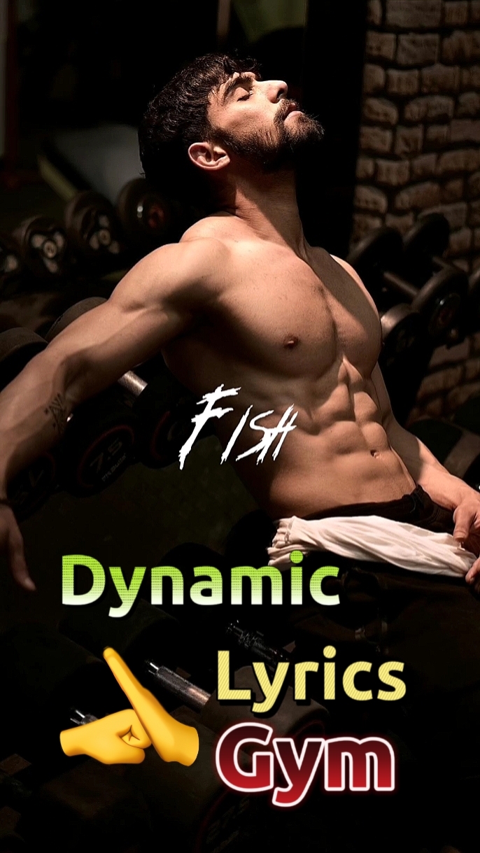 Gym dynamic lyrics - video template by CapCut
