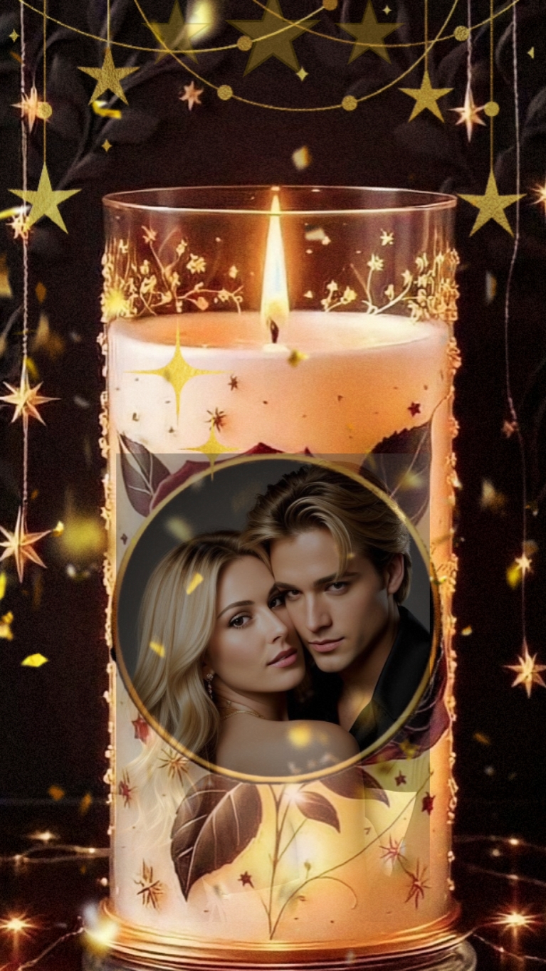 3 Candle Photo Template - Pippit