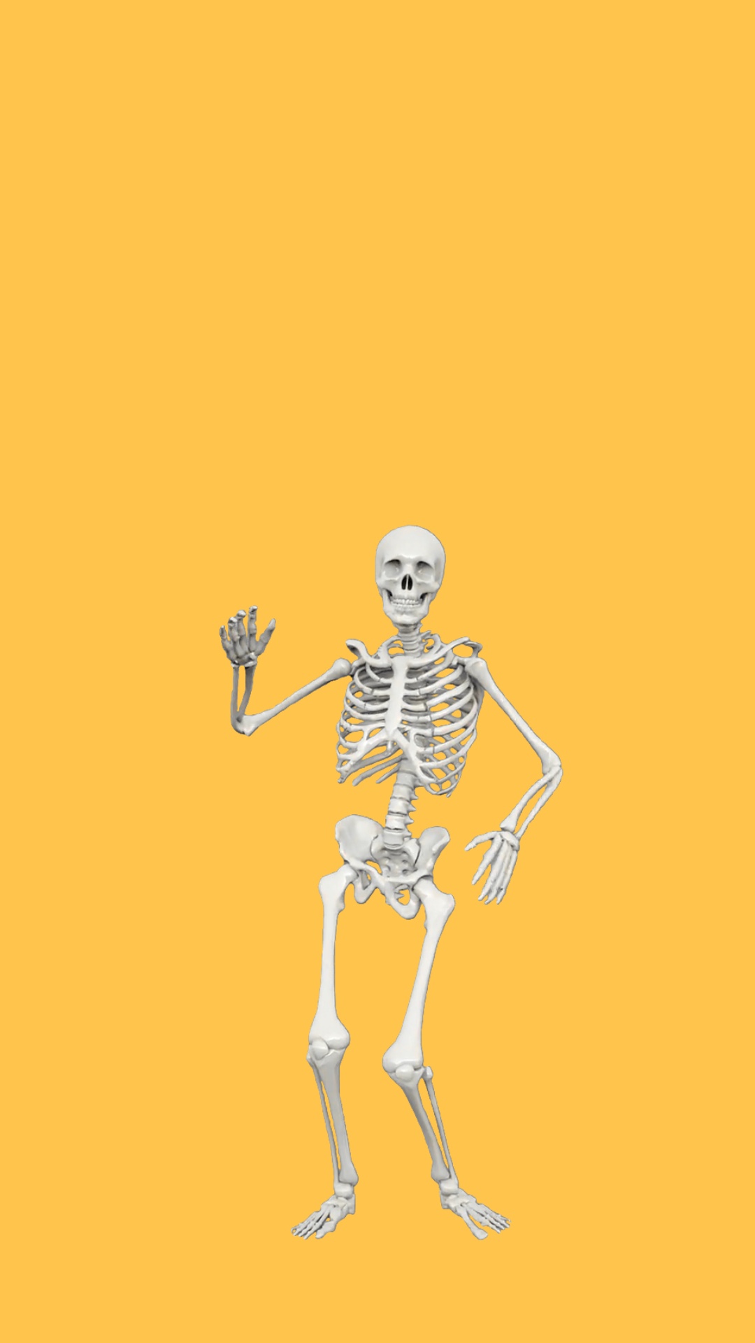 skeleton running across the screen green screen - Pippit