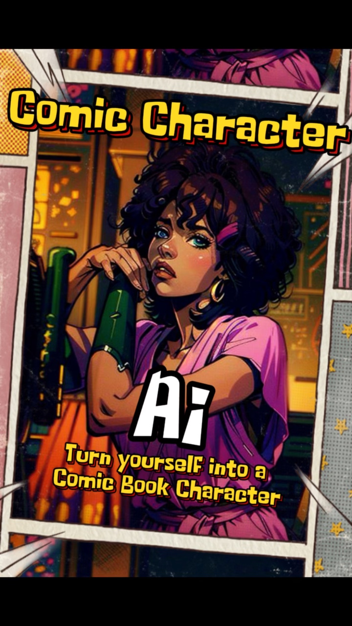Ai Comic Filter - video template by CapCut