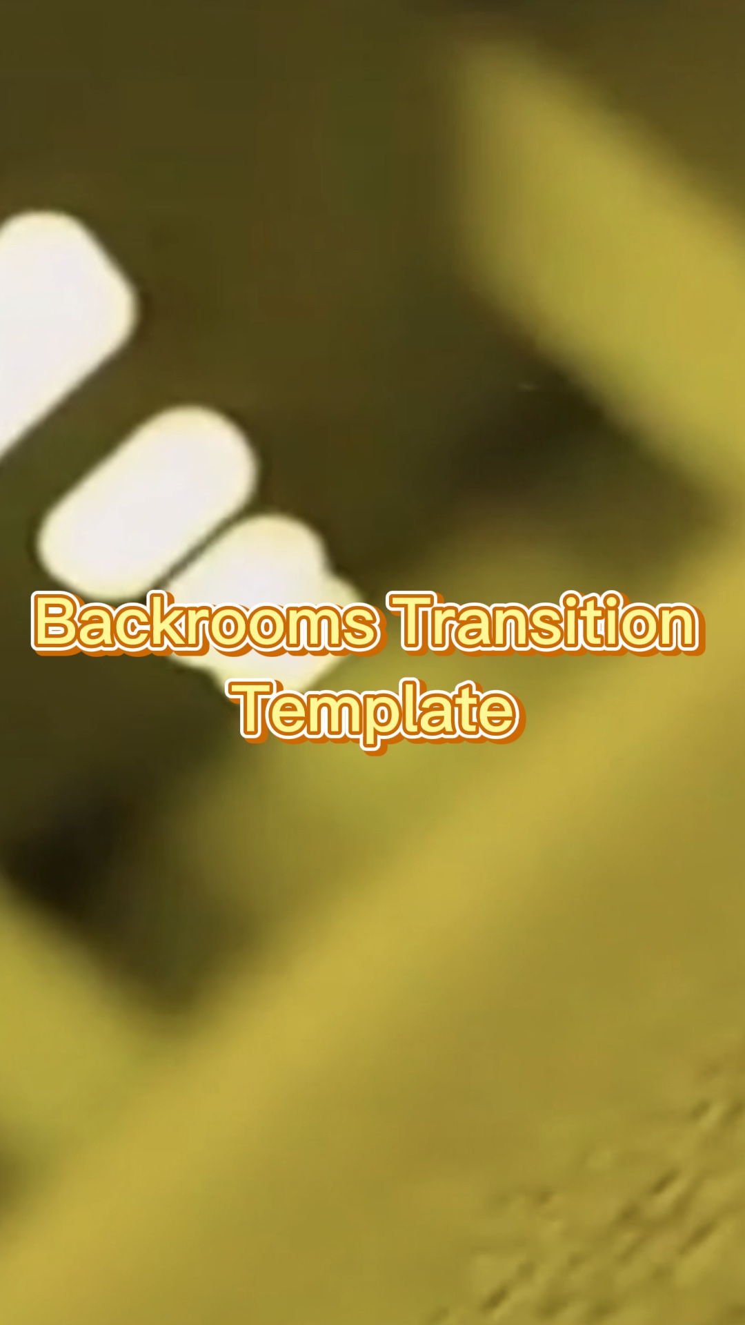 Backrooms explosion - video template by CapCut