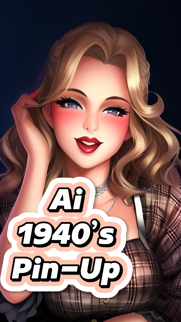 Ai 1940’s pin-up - video template by CapCut