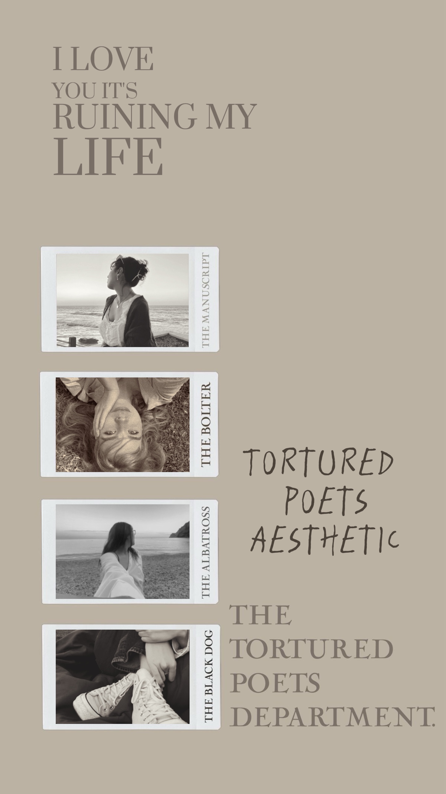 TTPD cover aesthetic - video template by CapCut