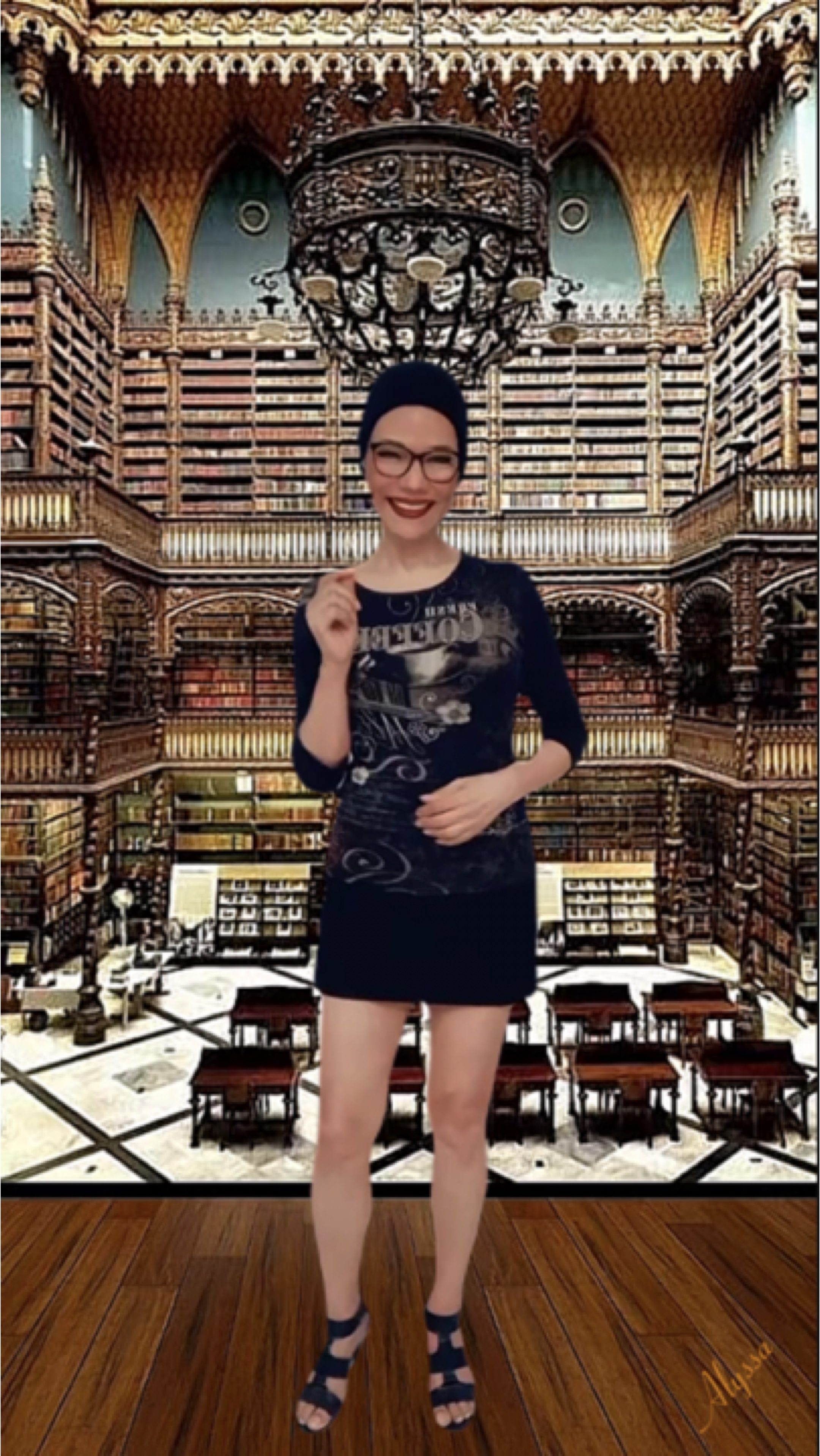 At The Library - video template by CapCut