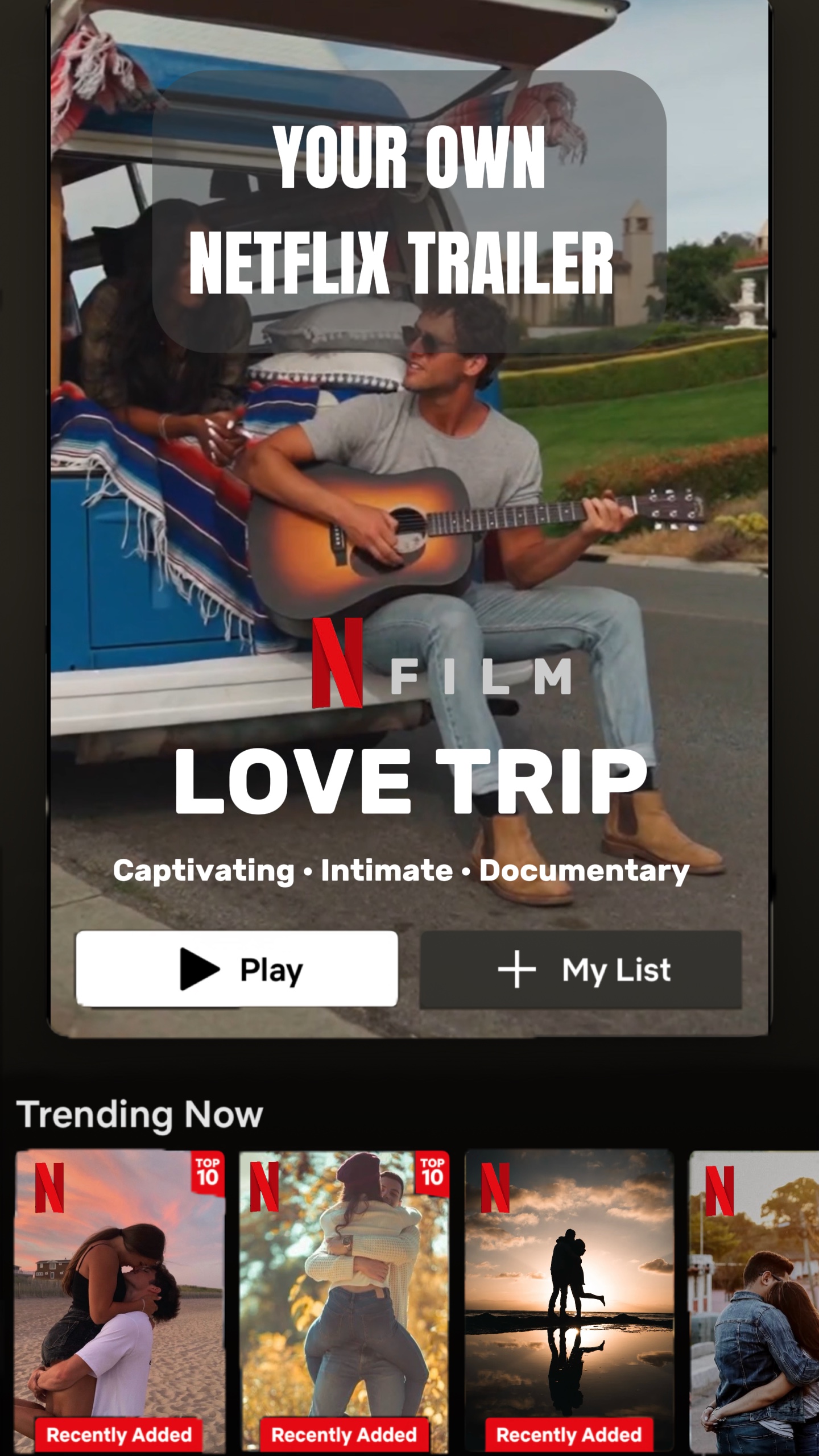 Netflix Template Video Presentation - Pippit