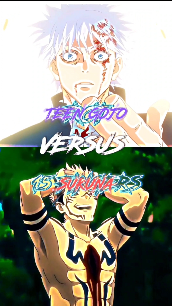 gojo versus sukuna edit - Pippit