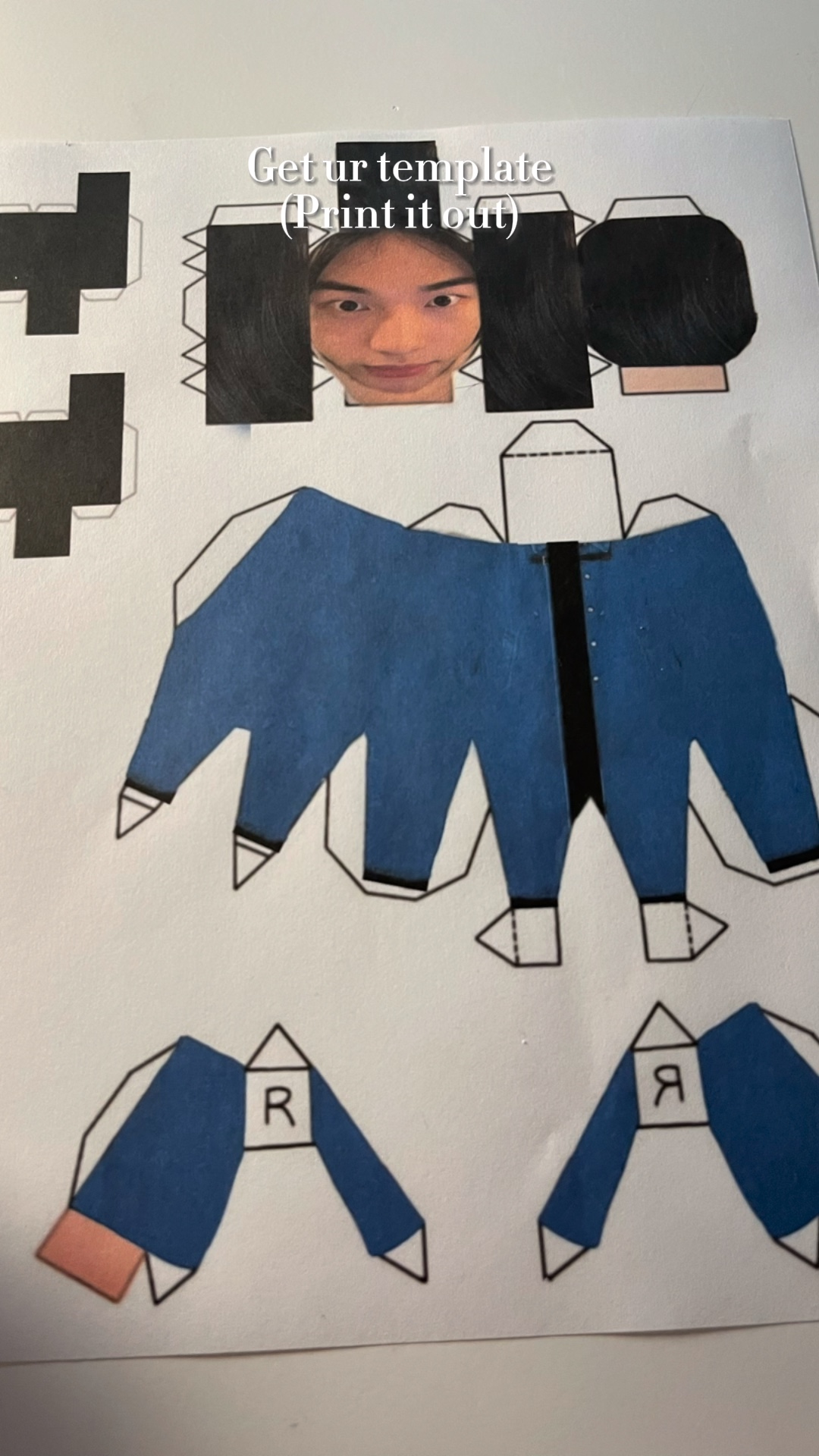how to make a paper doll oc - Pippit
