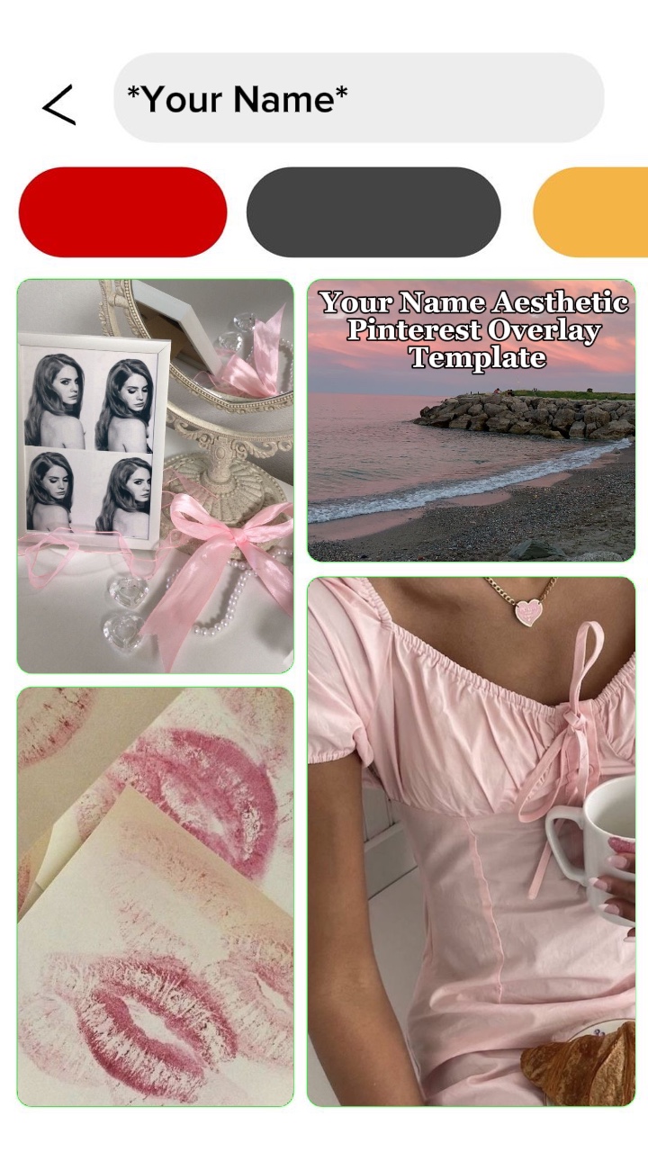 Pinterest Overlay - video template by CapCut