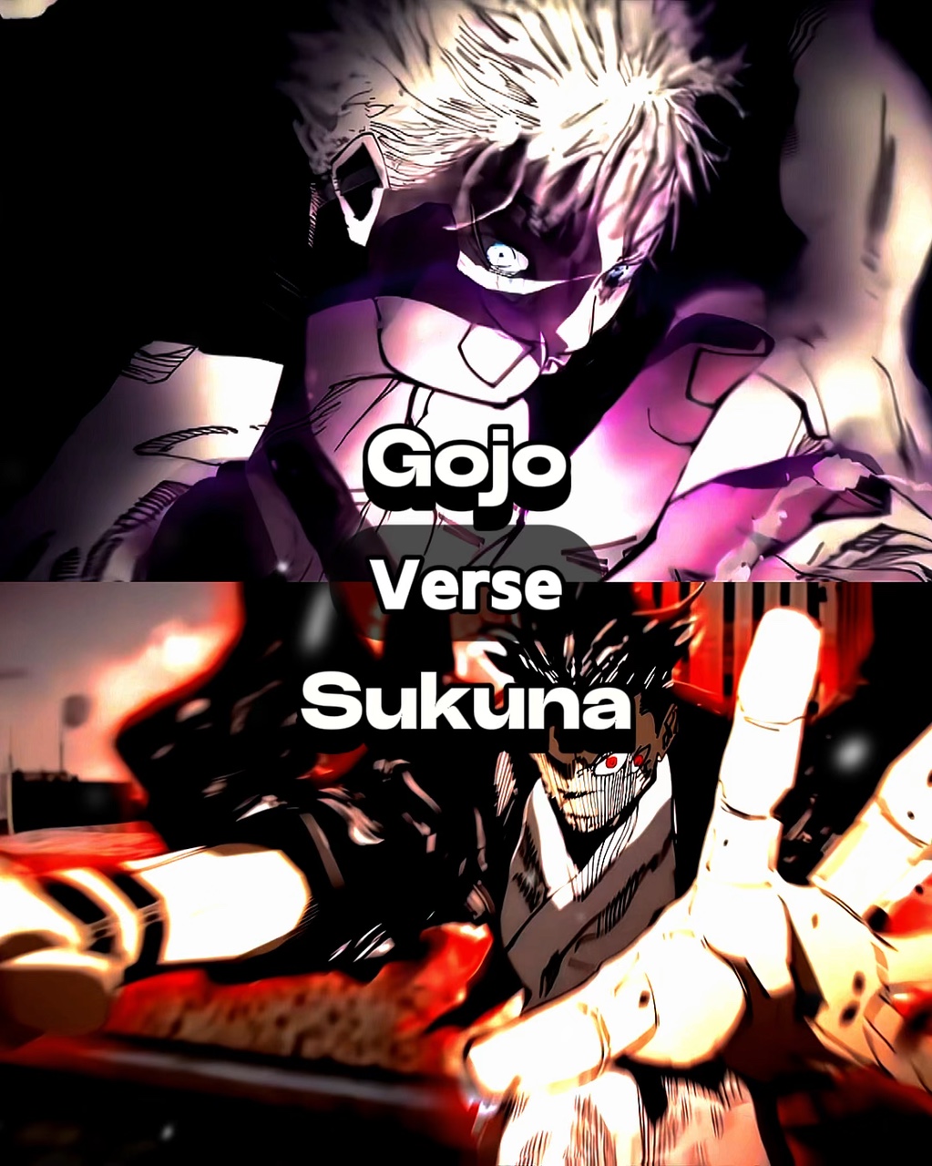 gojo versus sukuna edit - Pippit