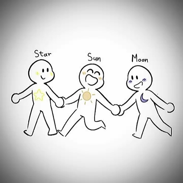 Cute Trio Templates for Besties - Pippit