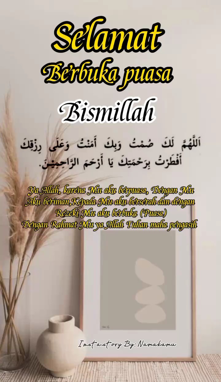 Doa berbuka puasa.07 - contoh video - template CapCut
