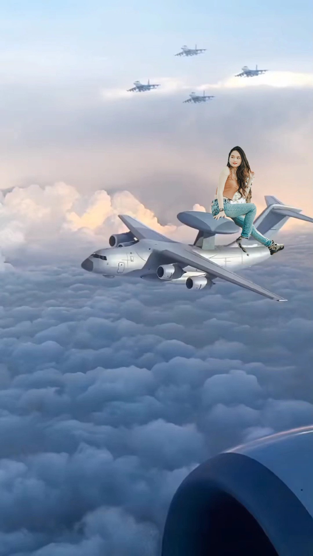 Template Meme Helicopter - Pippit