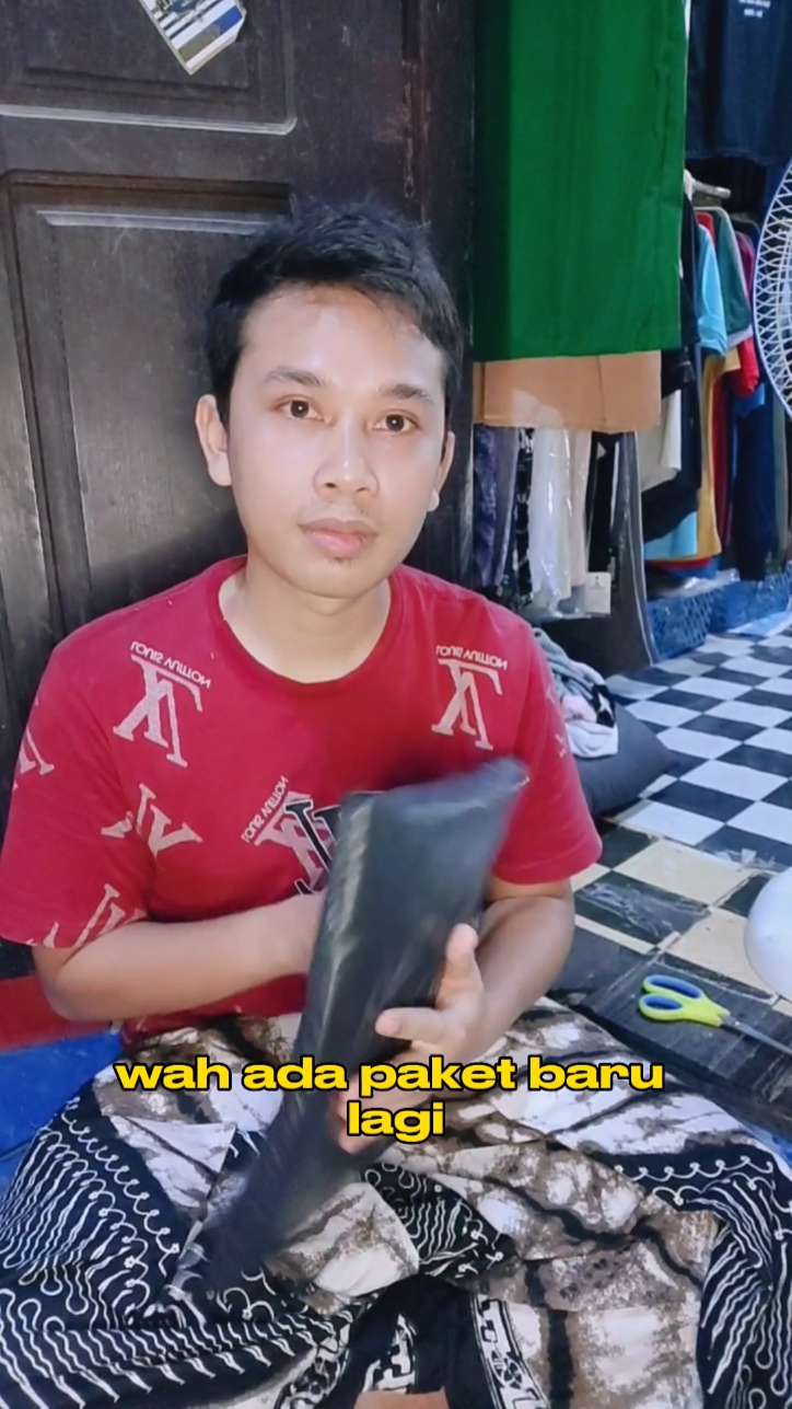 unboxing - contoh video - template CapCut