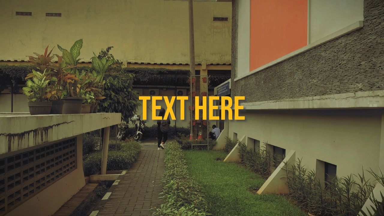 Template Font Text Nyebar - Pippit