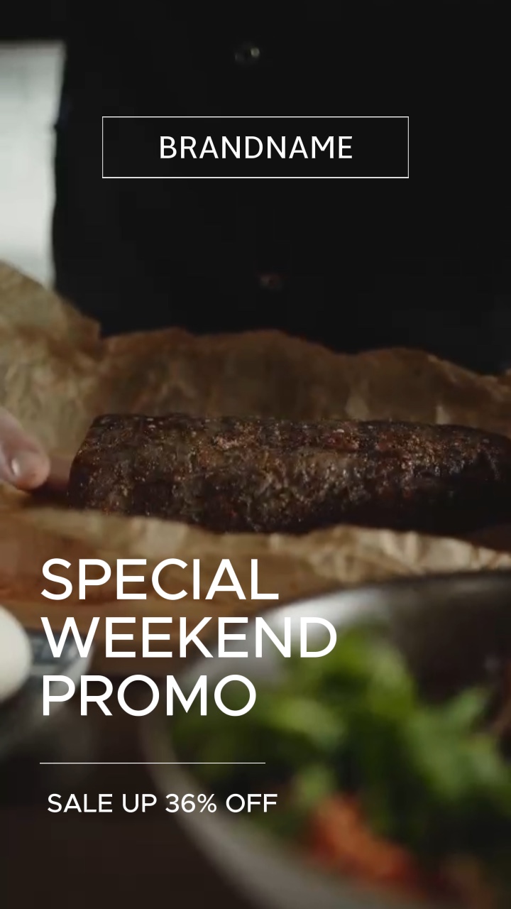 Restaurant Eating Video Template Reels 20 Clips - Pippit