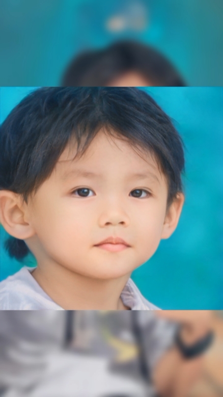 Baby face - contoh video - template CapCut