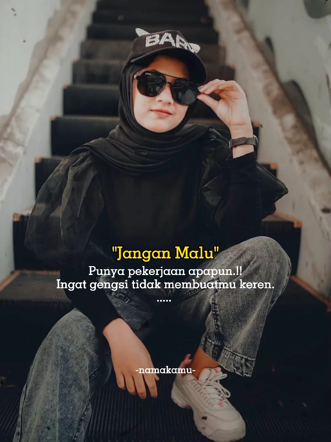 Jangan Malu - contoh video - template CapCut