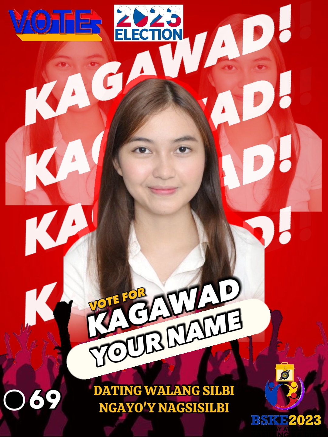 Election Campaign Poster SK Kagawad Template - Pippit