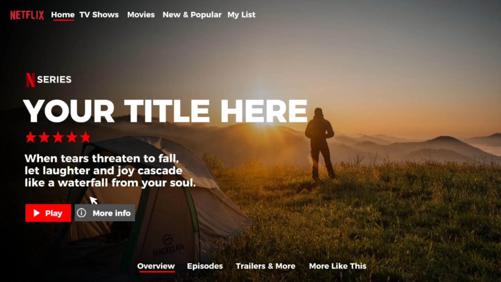 netflix logo effects - Pippit
