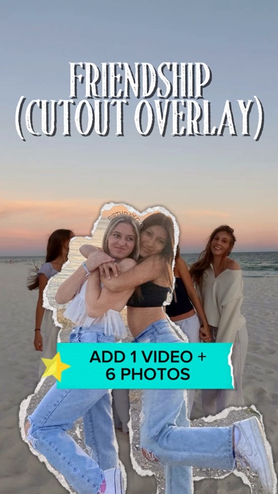 Friendship Template Cutout - Pippit