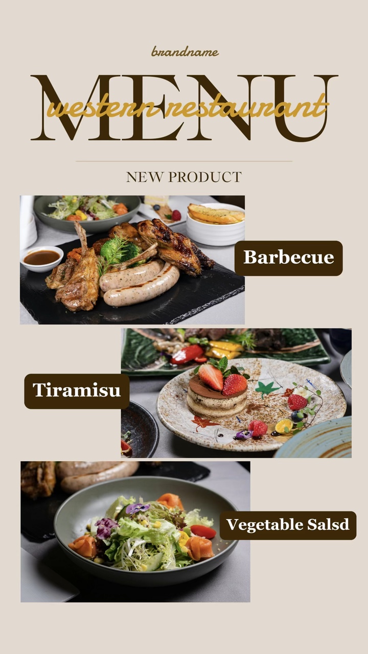New Items Release Template Restaurant - Pippit