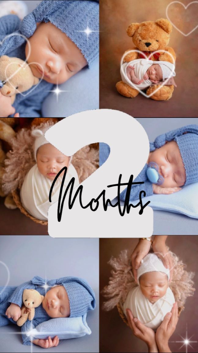 2 Months Old Template for Baby - Pippit