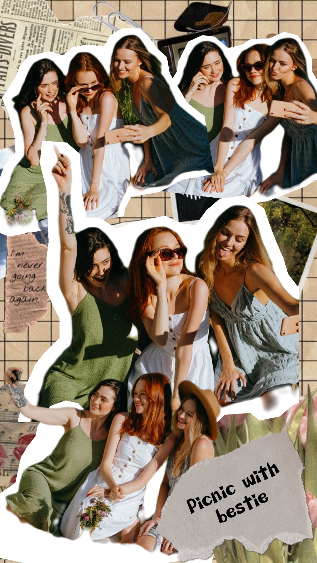 Friends Picnic CapCut Template - Pippit