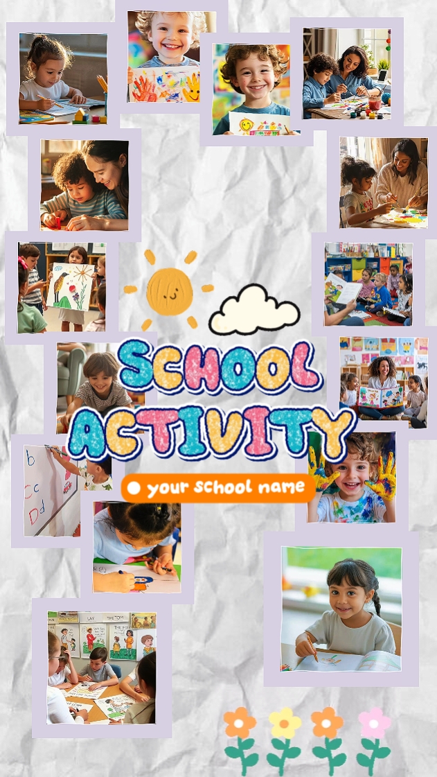 20 Vertical Activity Shape Templates - Pippit