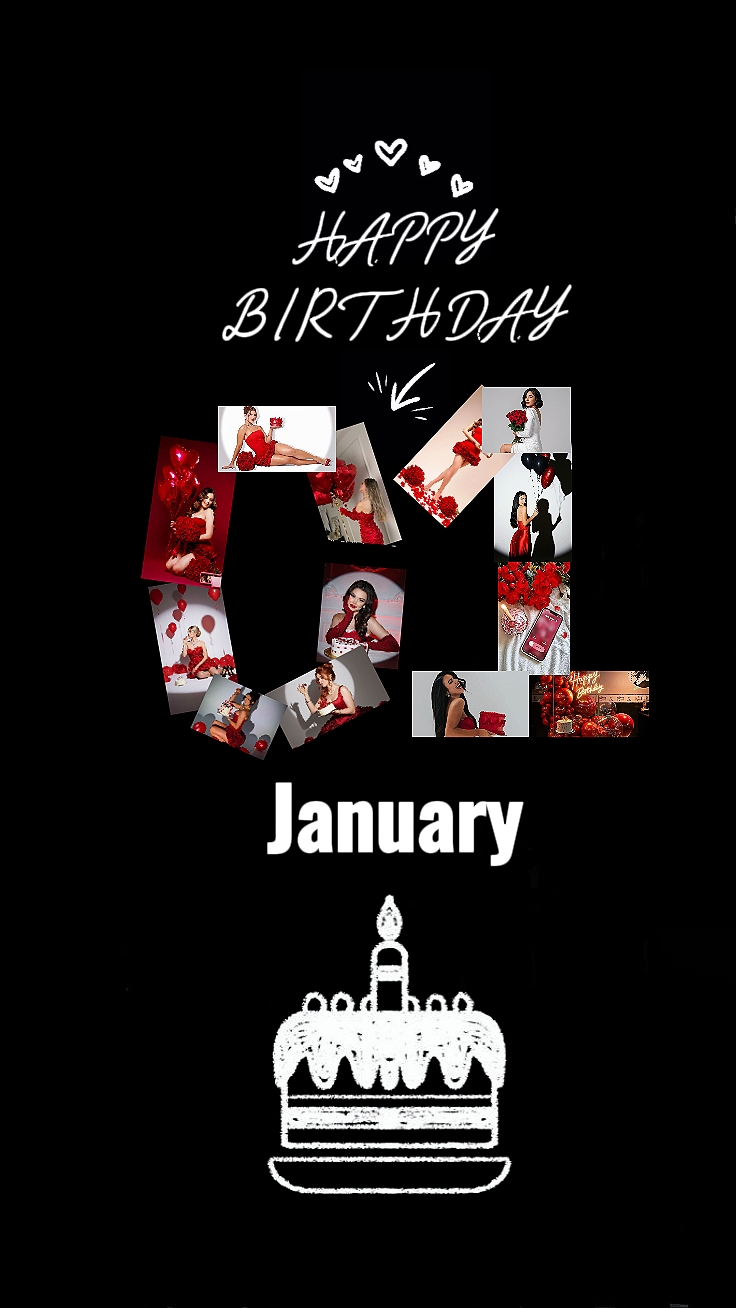 Birthday January Templates - Pippit