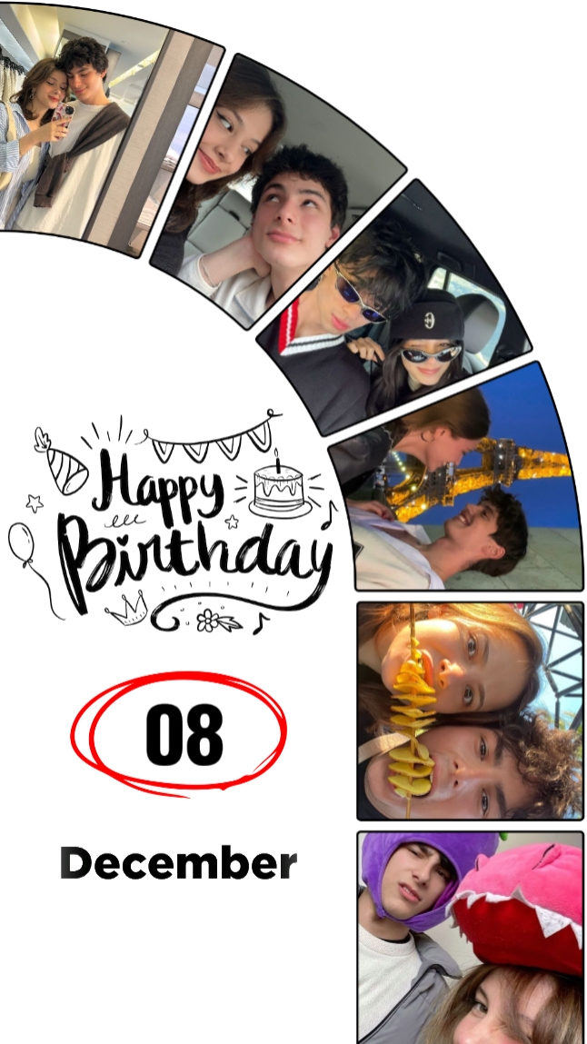 December Templates Birthday Sis - Pippit