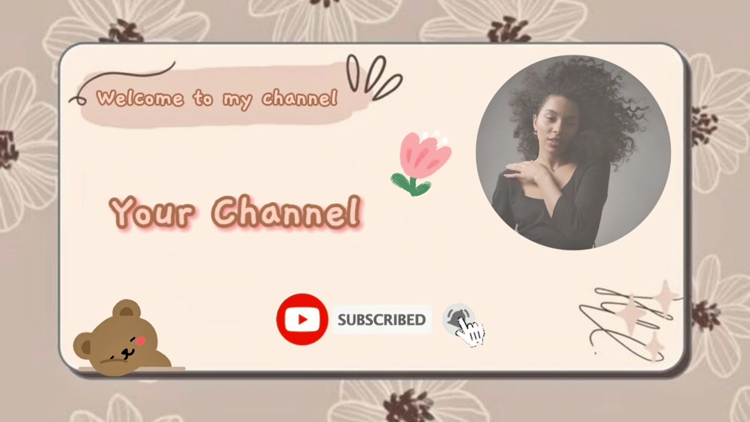 Template YouTube Channel Intro 123 - Pippit