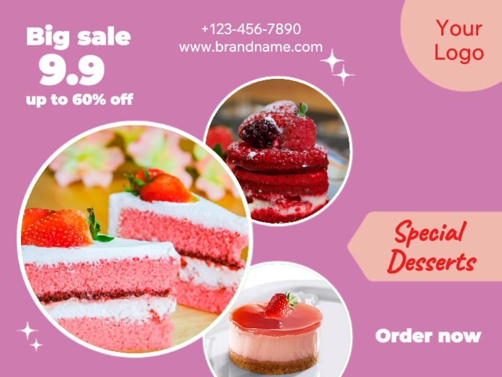 Cake Shop Poster - Pippit