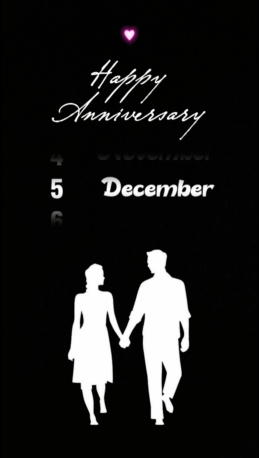 Second December Anniversary Templates - Pippit
