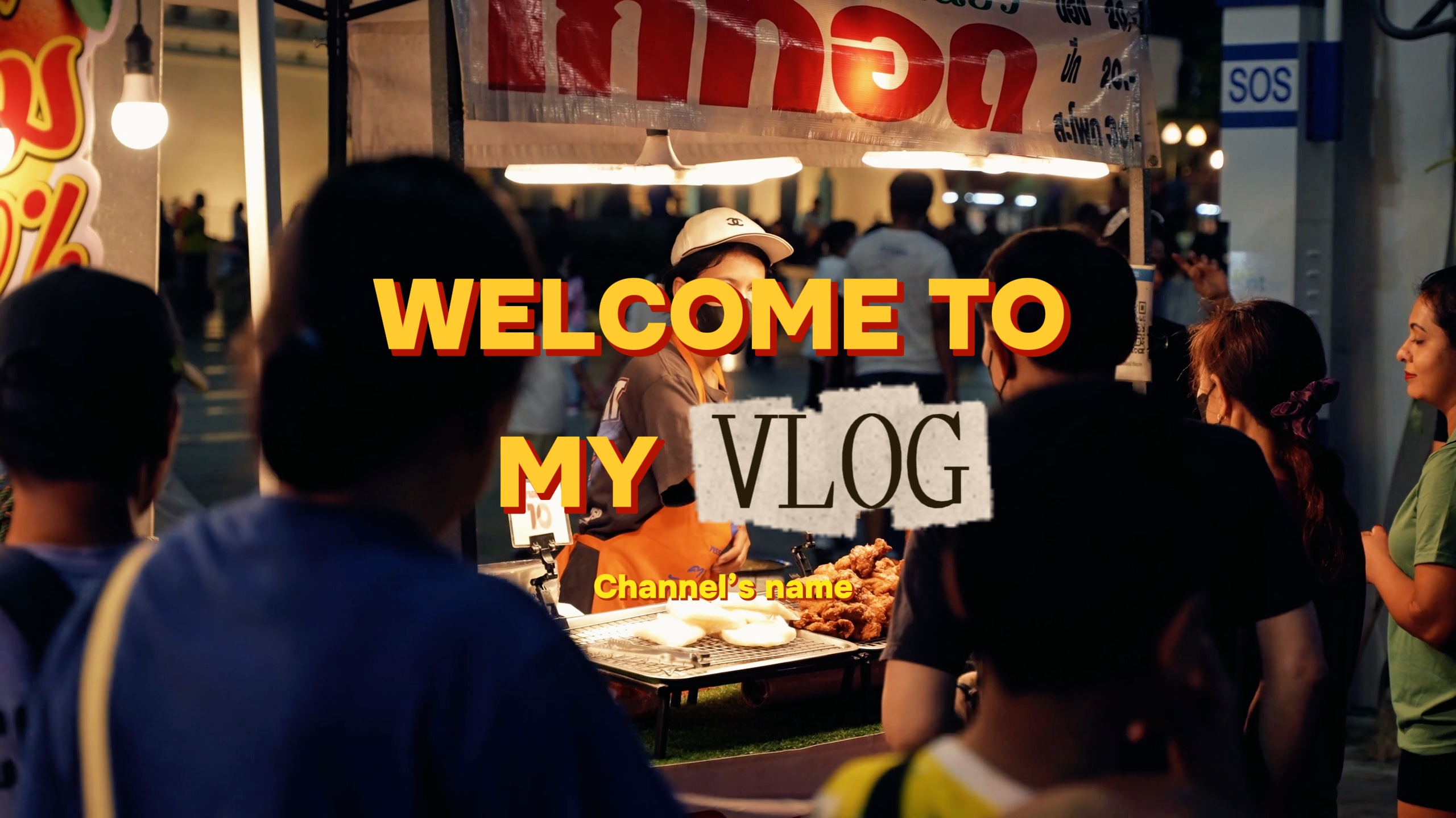 Vlog Intro YouTube Channel - Pippit