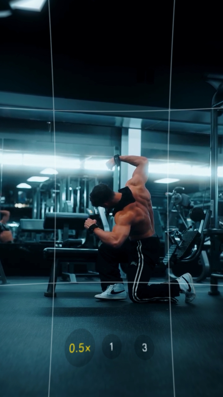 Gym Back Pose Template - Pippit