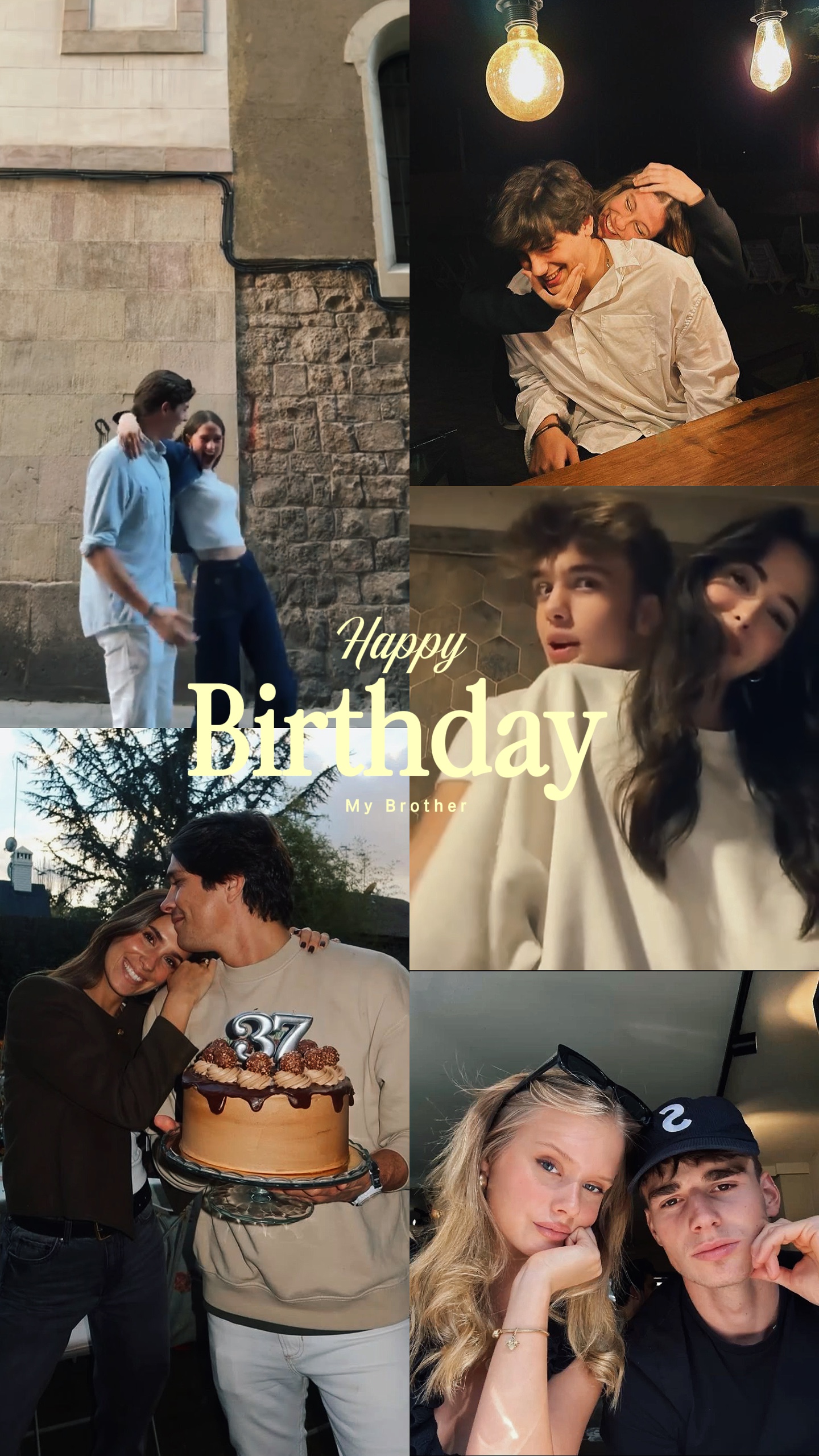 Happy Birthday Brother Only Text - Pippit