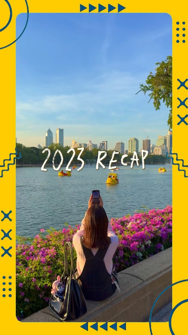 2023 Recap - contoh video - template CapCut
