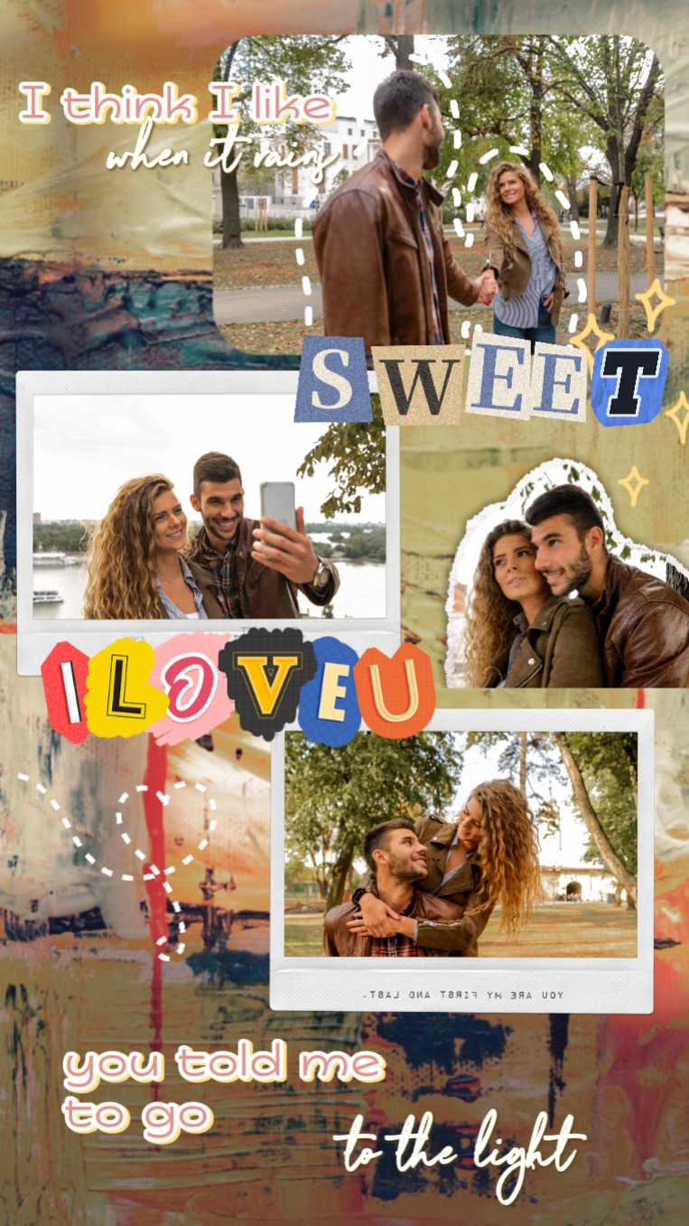 4 Photos Templates for Couples - Pippit