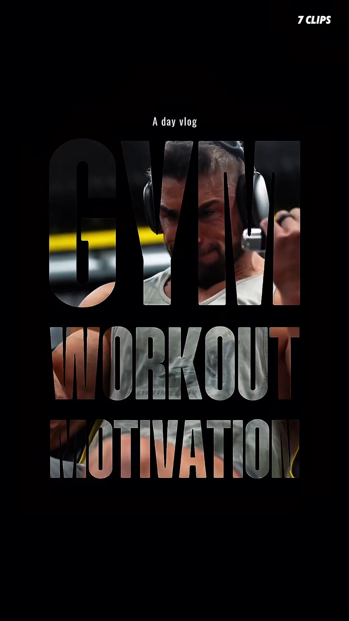 Gym Workout motion 1 - video template by CapCut
