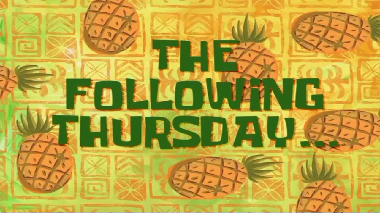 spongebob time cards - Pippit