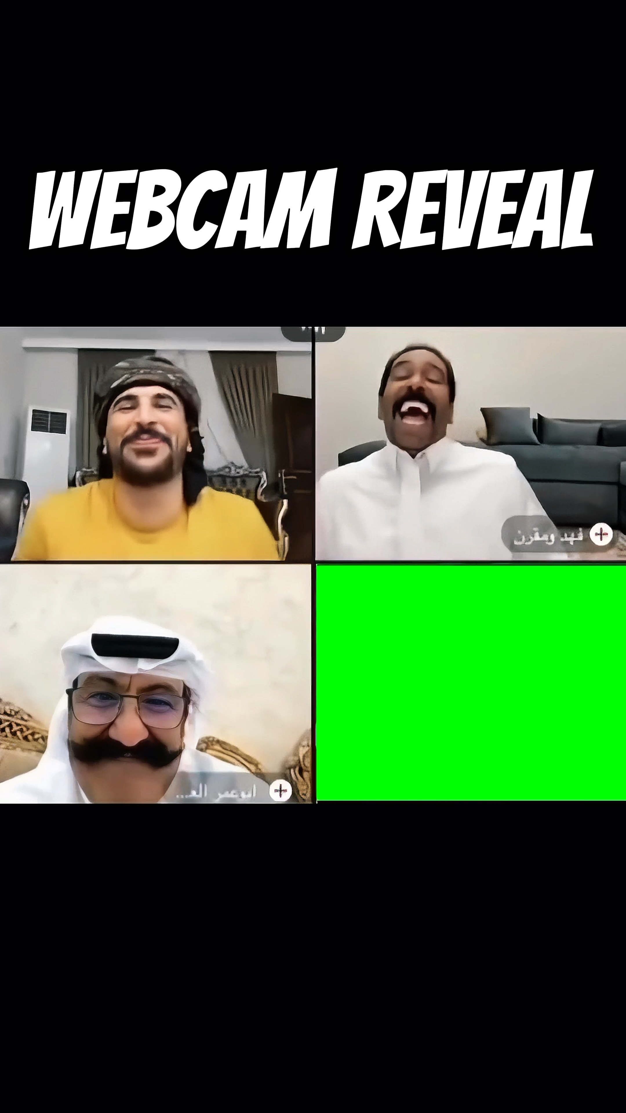 Webcam Reveal - video template by CapCut