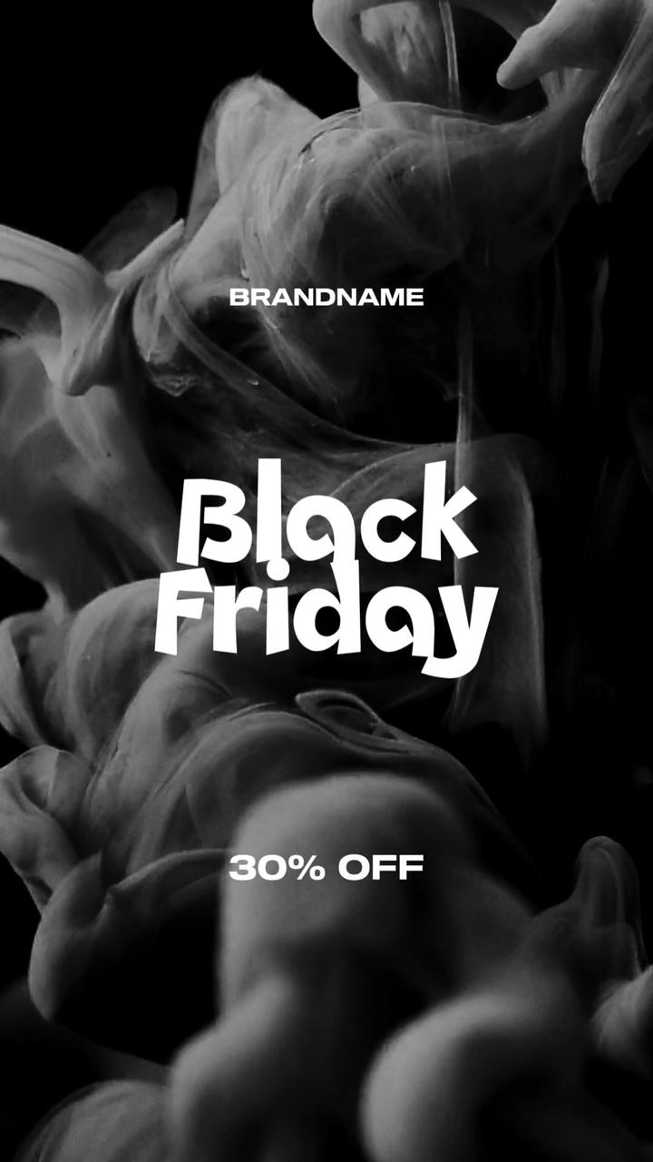 Black Friday Template Text - Pippit