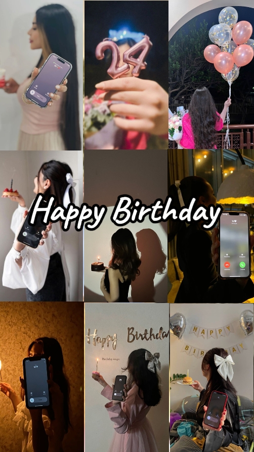 Happy Birthday Flower Template - Pippit