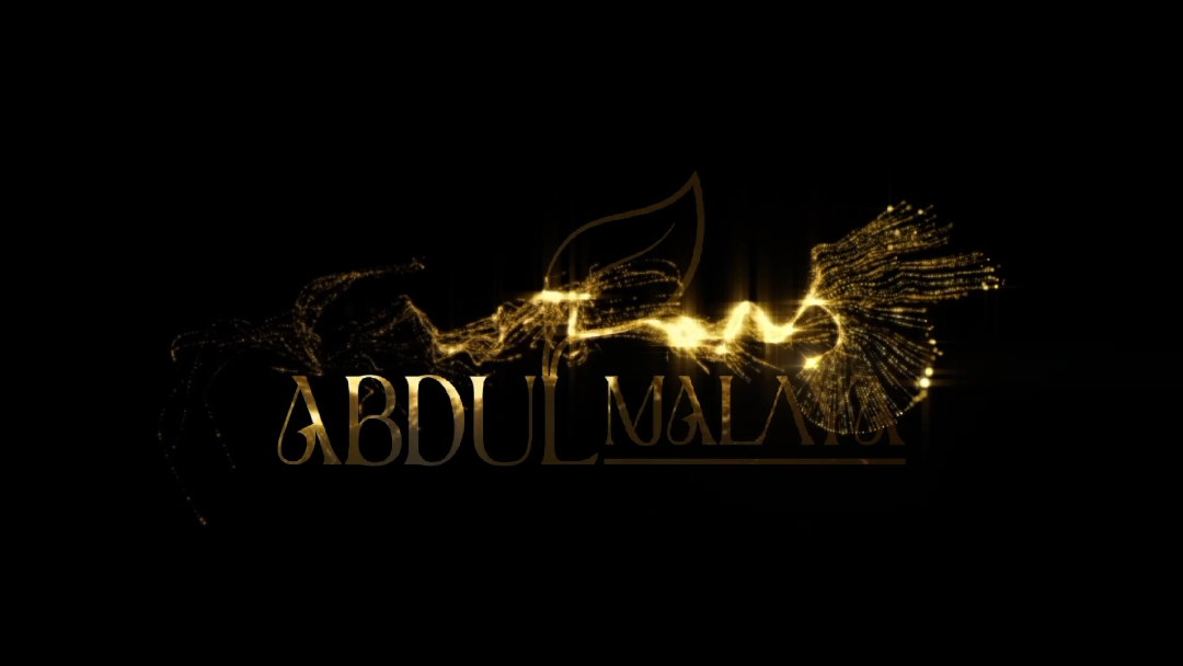 Intro Video Golden Particle Text - Pippit