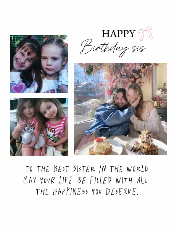 Best Sister Templates Birthday - Pippit