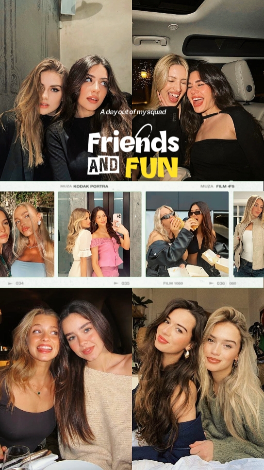 7 Photos Templates With Free Friends - Pippit