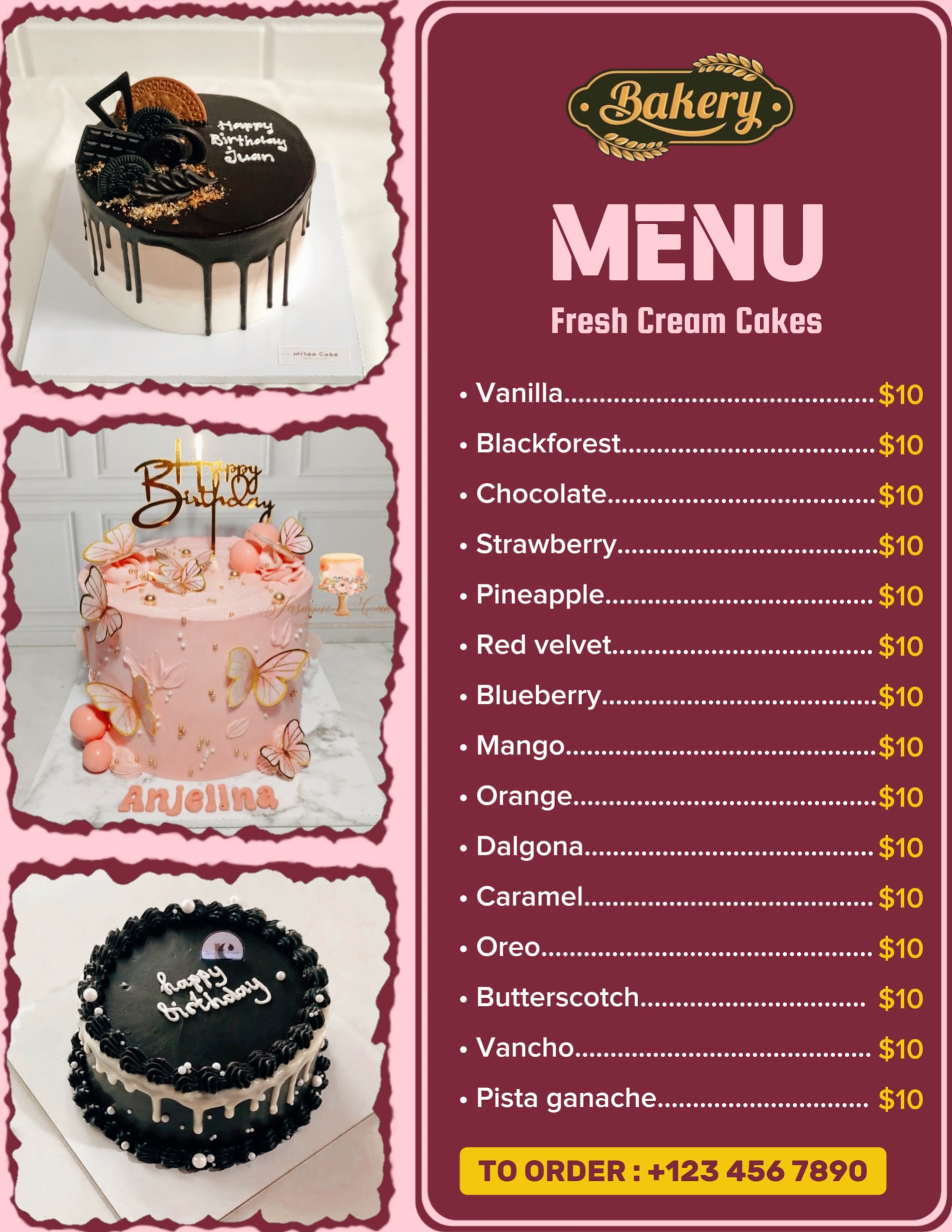 Template Poster Dessert - Pippit