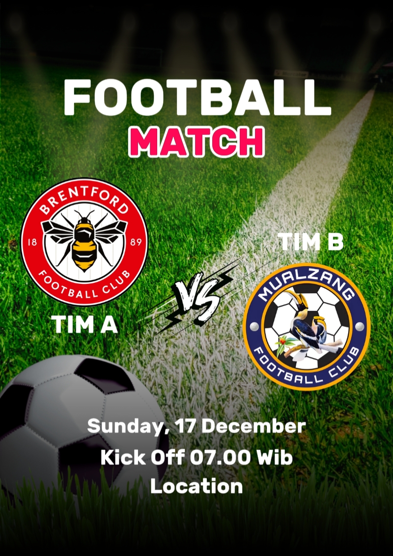 Pamphlet Football Match - Pippit