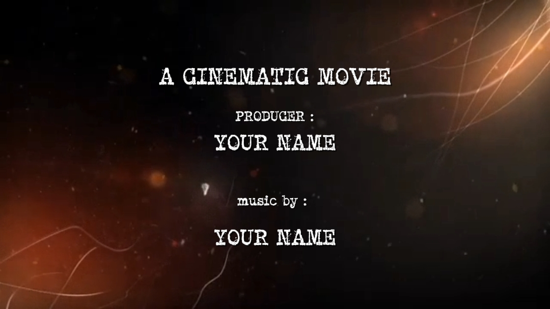 3D Text Movie Intro - Pippit